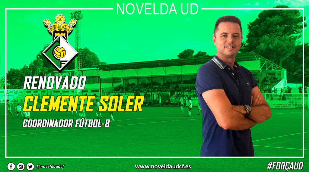 Clemente Soler continuará como Coordinador de Fútbol-8 del Novelda UD